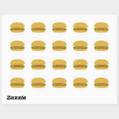 Hamburger Sticker | Zazzle