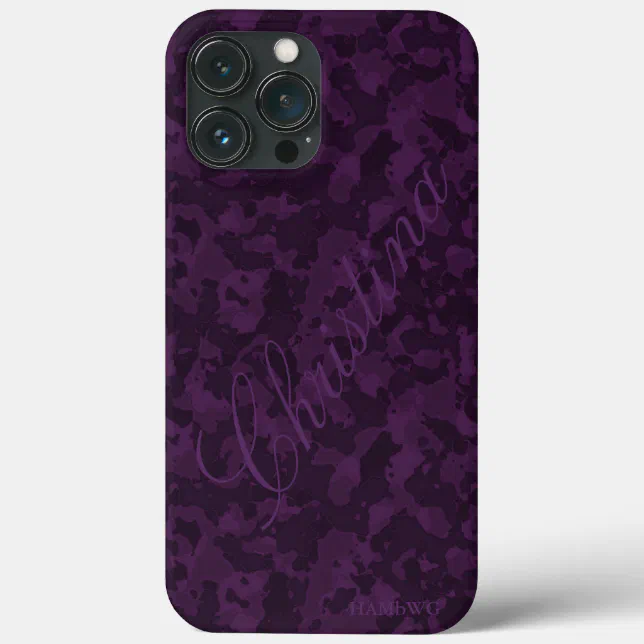 HAMbWG Xtreme Phone Case - Amethyst Camouflage | Zazzle