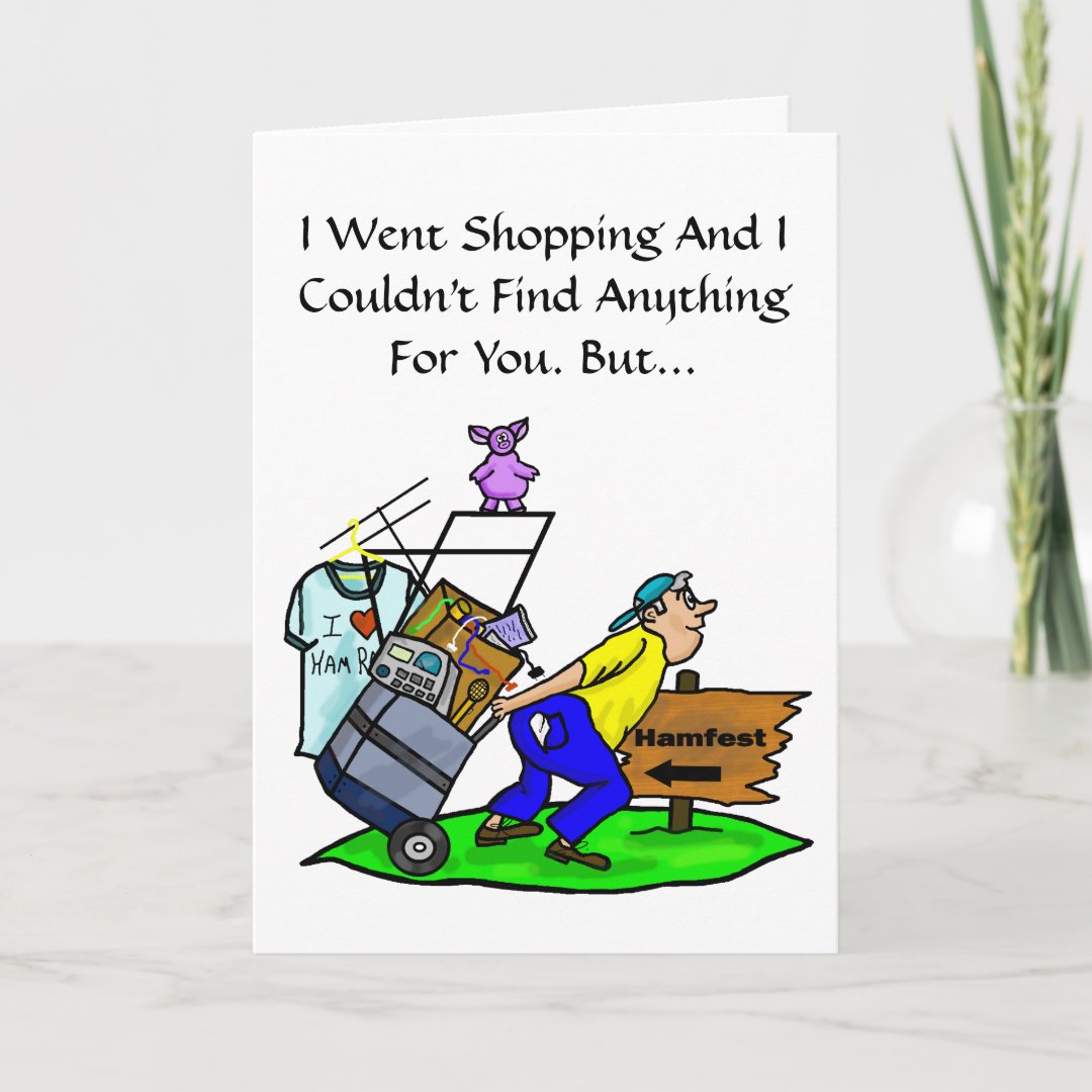 Hamfest Ham Radio Birthday Card Customize It! | Zazzle