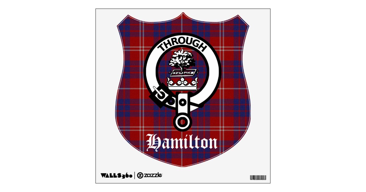 Hamilton Crest Badge Wall Decal | Zazzle
