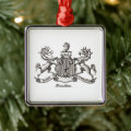 HAMILTON FAMILY CREST METAL ORNAMENT | Zazzle