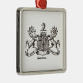 HAMILTON FAMILY CREST METAL ORNAMENT | Zazzle