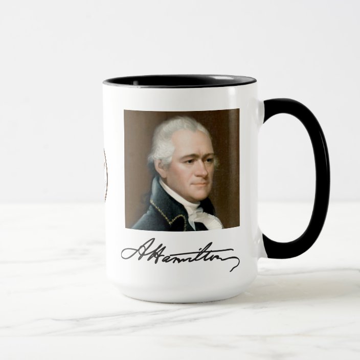 Hamilton Portrait & Facts Mug | Zazzle.com