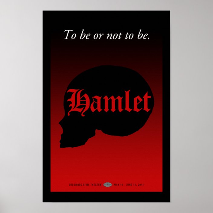 Hamlet Poster | Zazzle.com