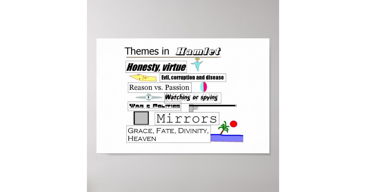 Hamlet themes poster | Zazzle