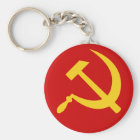 Soviet Russian Hammer and Sickle Keychain | Zazzle.com