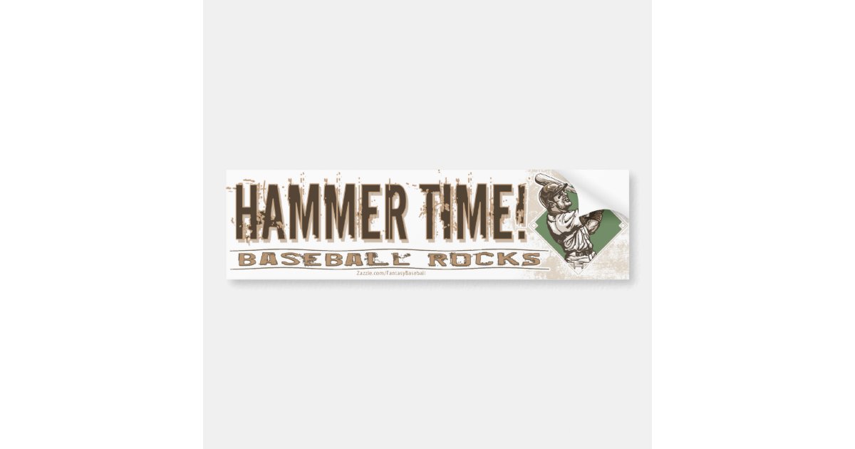 Hammer Time! Bumpersticker Bumper Sticker | Zazzle