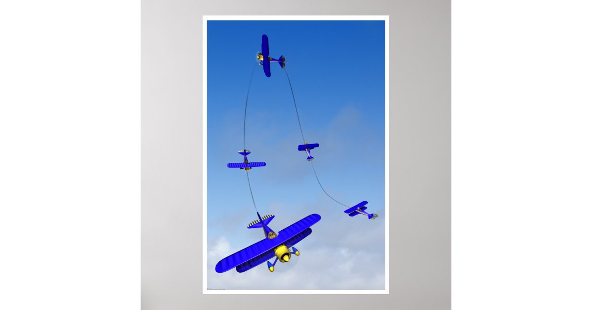 Hammerhead Aerobatic maneuver Poster | Zazzle