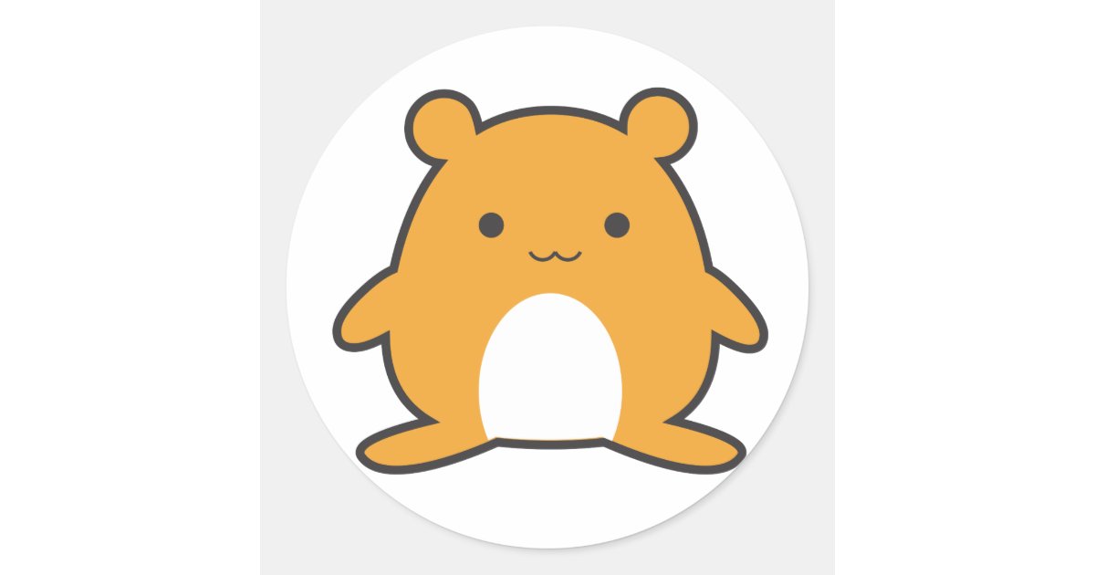 Hammie Classic Round Sticker | Zazzle