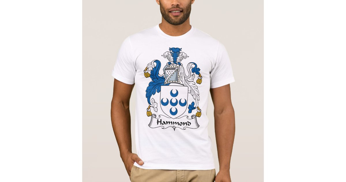 Hammond Family Crest T-Shirt | Zazzle