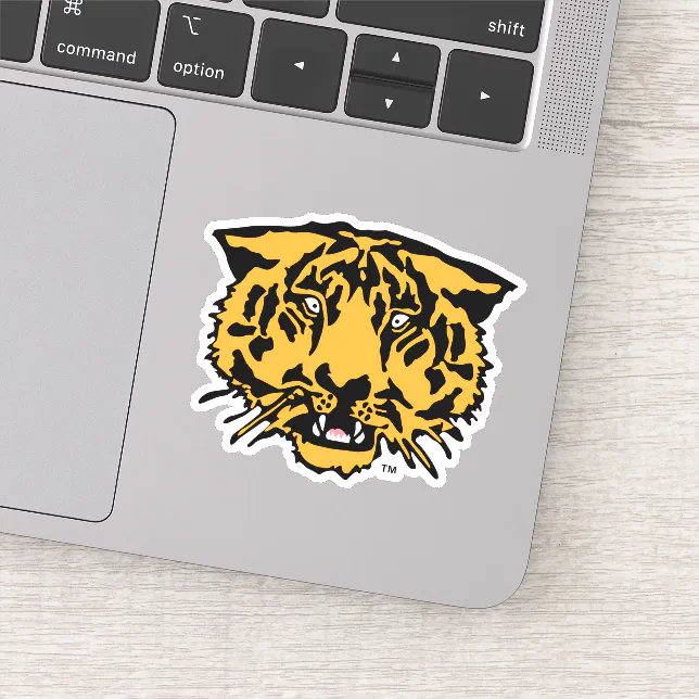 Hampden-Sydney Tiger Logo Sticker | Zazzle