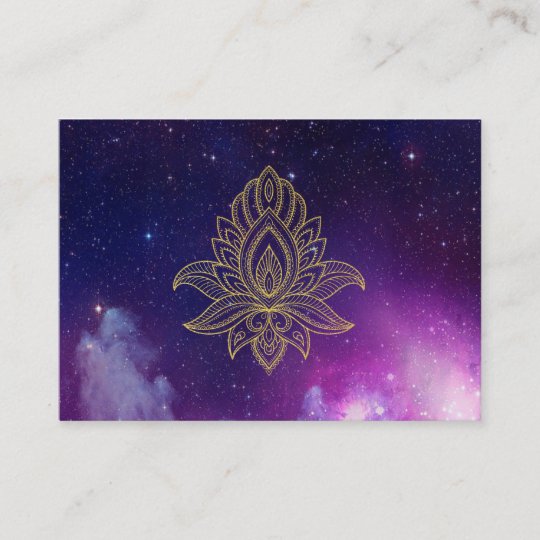 Hamsa Galaxy Sacred Nebula Cosmic Business Card | Zazzle.com