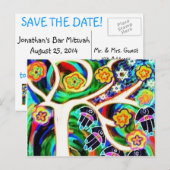 Hamsa Ivory Tree Of Life - Save The Date Announcement Postcard | Zazzle