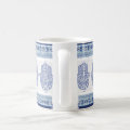 hamsa*tunis*morocco*henna*blue coffee mug | Zazzle