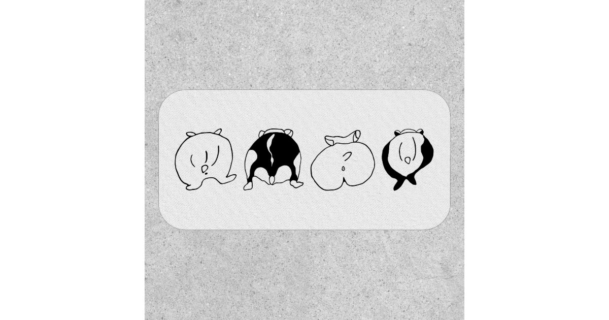 Hamster Butts Patch | Zazzle