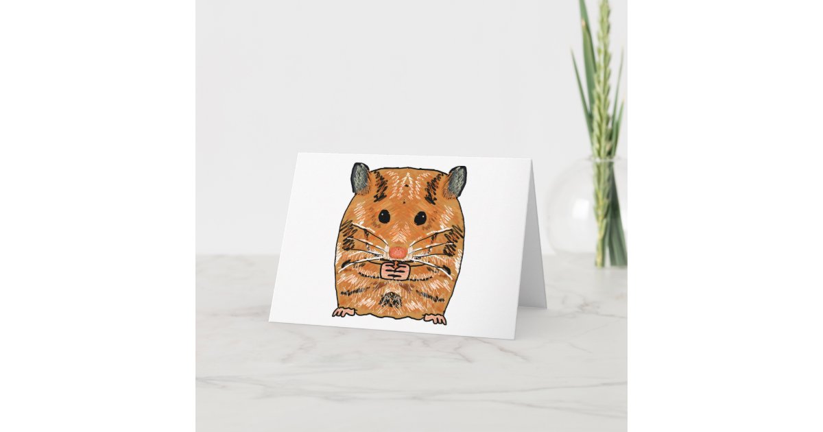 Hamster Card | Zazzle