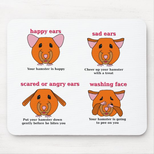 Hamster Language Mouse Pad | Zazzle.com