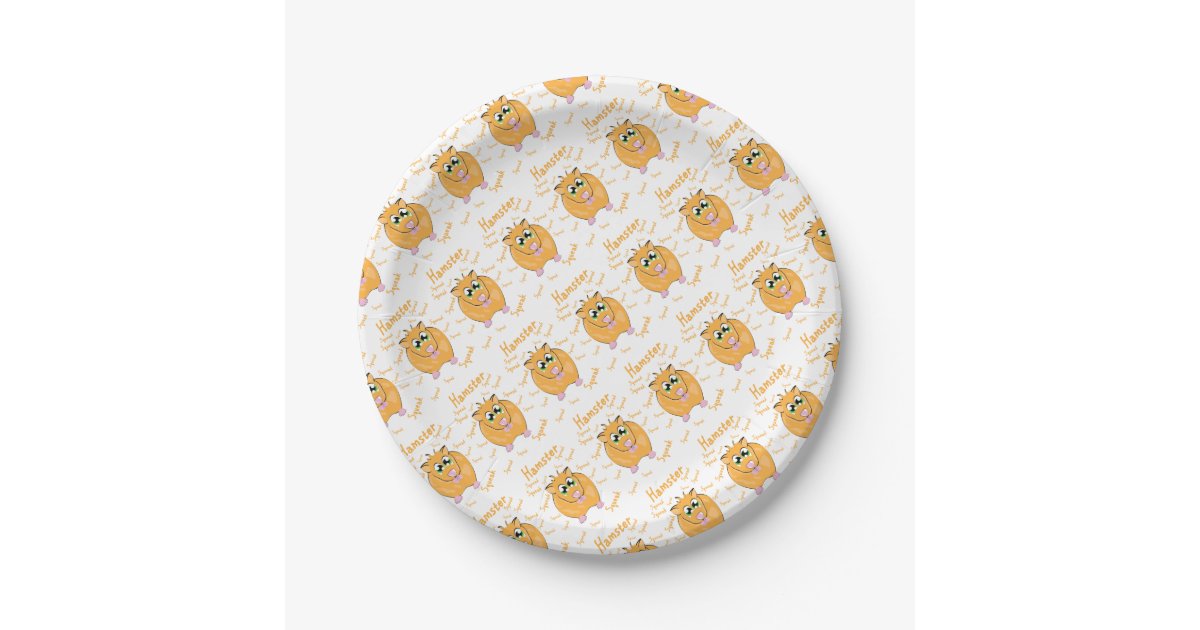 hamster paper plates | Zazzle