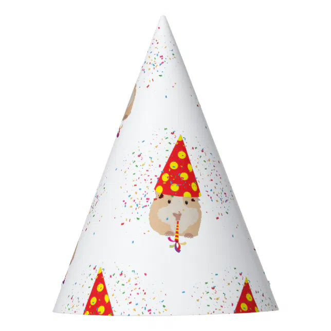 Hamster Partying - Animals Having a Party Party Hat | Zazzle