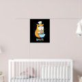 Hamstir Funny Hamster Pun Dark BG Poster | Zazzle