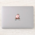 Hamstring Funny Pig Pun Sticker | Zazzle