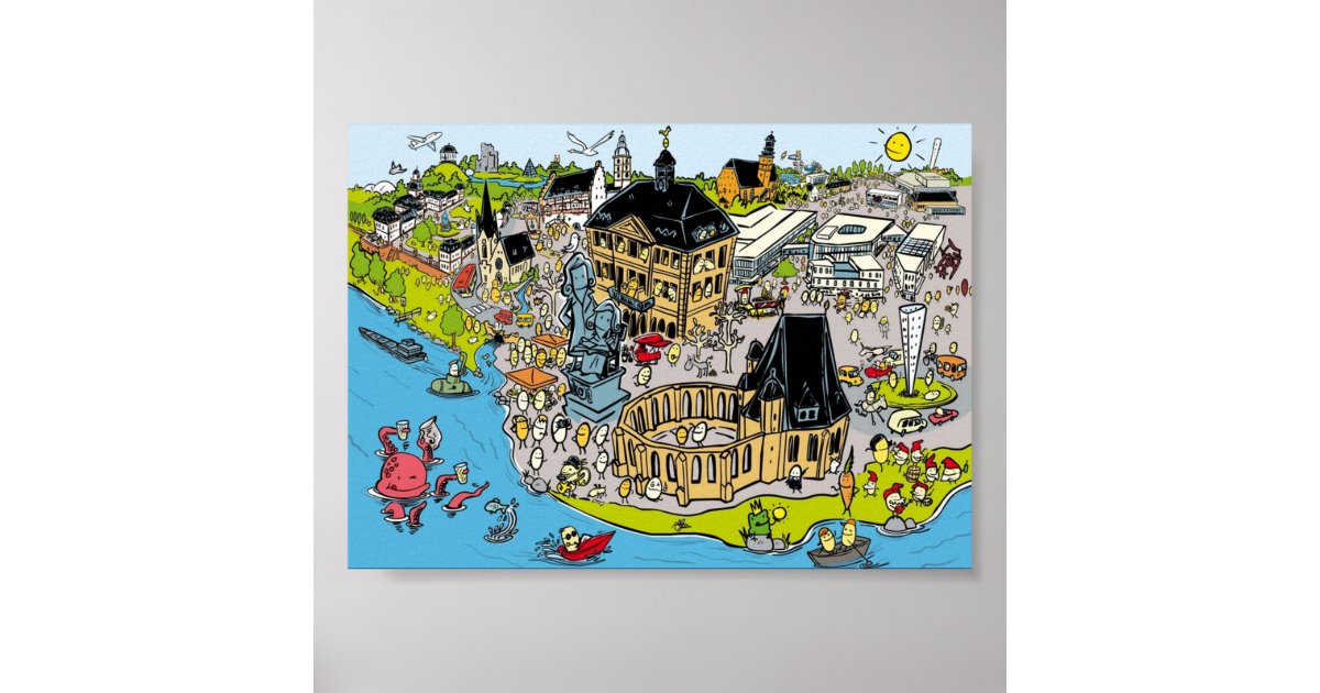 Hanau Hidden Object from Rautie Poster | Zazzle