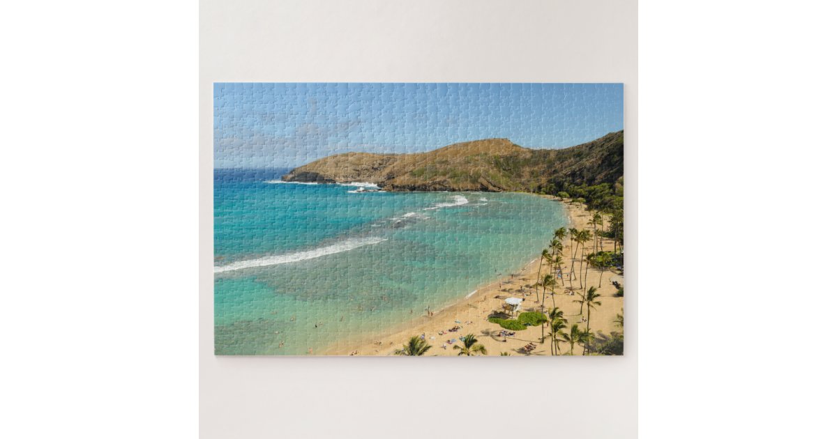 Hanauma Bay O'Ahu Hawaii Jigsaw Puzzle | Zazzle