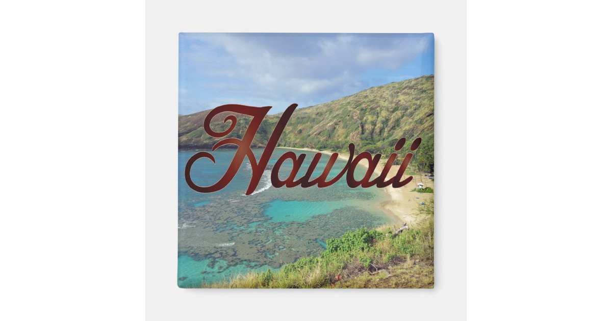 Hanauma Bay Oahu Hawaii Magnet | Zazzle