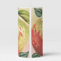 Hand Computer Painted Apples Pillar Candle | Zazzle