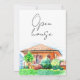 hand drawing open house baby shower invitation | Zazzle
