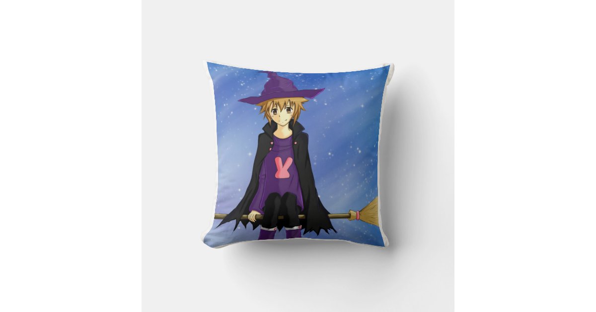 Hand drawn animation characters throw pillow | Zazzle