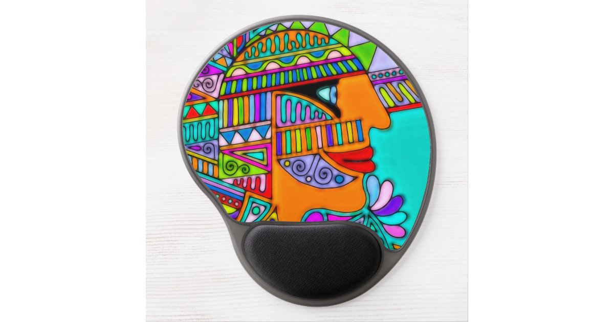 Hand Drawn By EDDArt - Pharaoh 1 Gel Mouse Pad | Zazzle