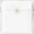 Hand Drawn Daisy Label | Zazzle