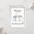 Hand Drawn Doodle Bridesmaid Proposal Card | Zazzle