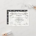Hand drawn doodle Cherub Cupid RSVP Invitation | Zazzle