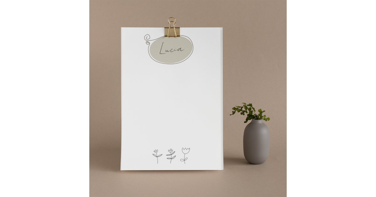 Hand Drawn Doodles Post-it® Notes Template | Zazzle