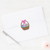 Hand drawn Easter Basket Sticker | Zazzle