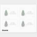 Hand Drawn Evergreen Tree 2 Address Labels | Zazzle
