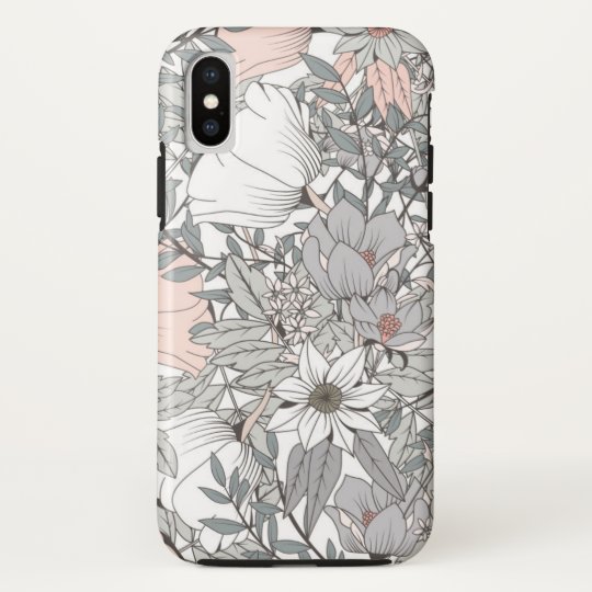 Hand Drawn Floral Design Case-Mate iPhone Case | Zazzle.com