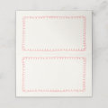 Hand Drawn French Vintage Wedding Name Place Card | Zazzle