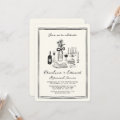 Hand Drawn Funky Drawing Rehearsal Dinner Invitation | Zazzle