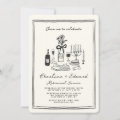 Hand Drawn Funky Drawing Rehearsal Dinner Invitation | Zazzle