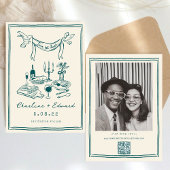 Hand Drawn Funky Handwritting Save the date | Zazzle