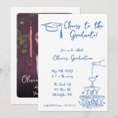 Hand drawn Graduation Invitation and announcement | Zazzle