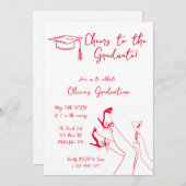 Hand drawn Graduation Party invitation | Zazzle