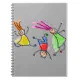 Hand-Drawn Happy Stick Figures Sketch Notebook | Zazzle