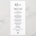 Hand Drawn Heart Dinner Menu Card | Zazzle
