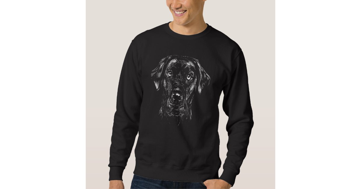 Hand Drawn Labrador Labby Retriever Dog Puppy Owne Sweatshirt | Zazzle