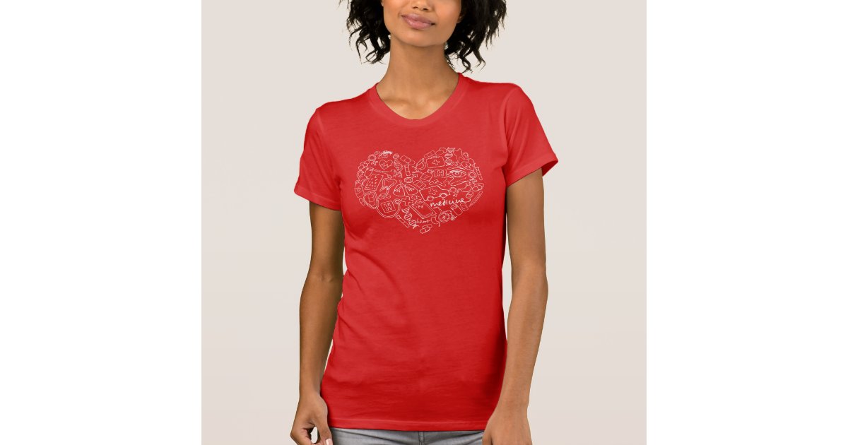 Hand Drawn Medial Doodle Logo T-Shirt | Zazzle