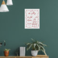 Hand Drawn Red Whimsical Wedding Welcome Sign | Zazzle